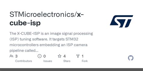 Github Stmicroelectronicsx Cube Isp The X Cube Isp Is An Image