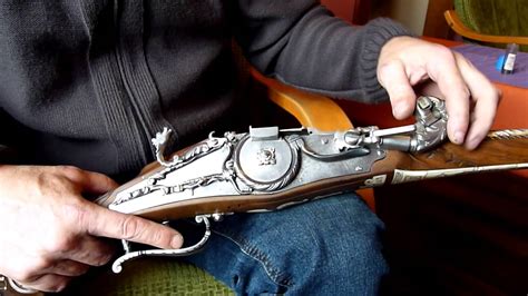 wheellock breech loading - Self-Spanning - snap matchlock - YouTube