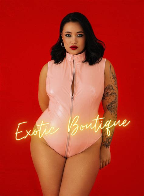 Plus Size Pink Latex Bodysuit Xxl Vinyl Bodysuit Pink Etsy