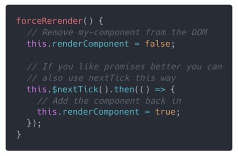 The Correct Way To Force Vue To Re Render A Component Bitcoin Insider