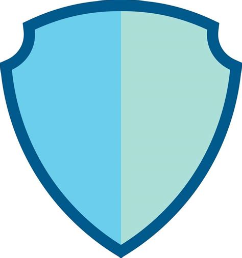 Two Half Tone Color Shield Icon 34982884 Vector Art At Vecteezy