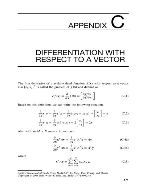Applied Numerical Methods Using Matlab 2005 Yang Appendix C