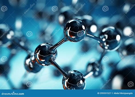 Science Molecular Structure Background With Atom Molecule Medical