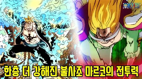 원피스 로저해적단 해군대장을 상대했던 불사조 마르코 최신 전투력 근황 Youtube