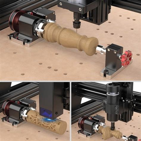 Two Trees 4th Axis Cnc Rotary Module Kit For Ttc450 Laser