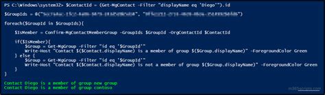 Manage Office 365 Contacts Using Ms Graph Powershell