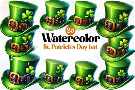 St Patrick S Day Hat Clipart Graphic By Designworld Creative Fabrica