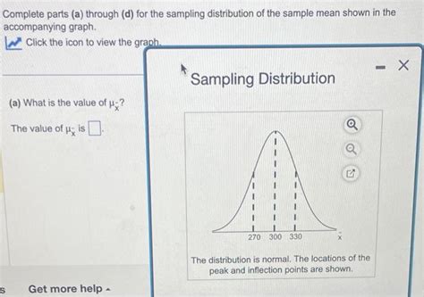 Solved Complete Parts A Through D For The Sampling