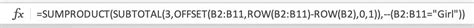 How To Use Subtotal With Countif In Excel Smart Calculations