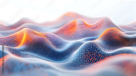 3d Holographic Election Map With Predictive Data Waves Interactive