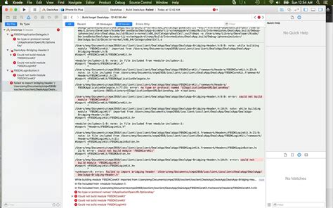 Ios Failed To Import Bridging Header Facebook Sdk Stack Overflow