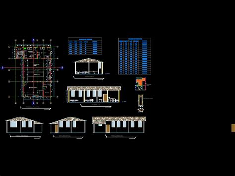 Plan Of A Laboratory In DWG KB CAD Library