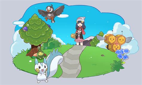 Pok Mon Diamond Pearl Image By Chocomiru Zerochan Anime Image Board