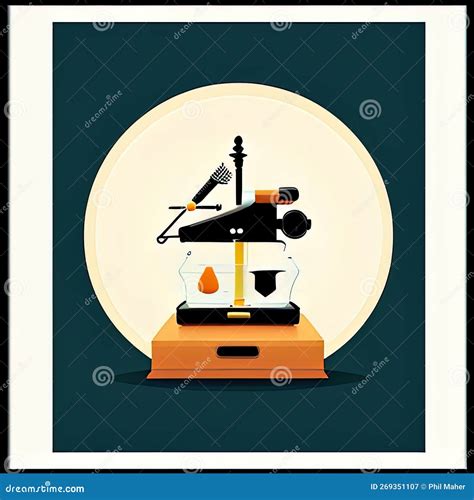Forensic Scientists Print Design Style Generative Ai Stock Illustration Illustration Of