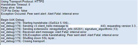 solved curity ssl sslexception peer sent alert a sap