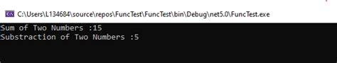 Func In C