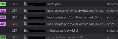 Php Wordpress Admin Panel Missing Styles And Scripts Stack Overflow