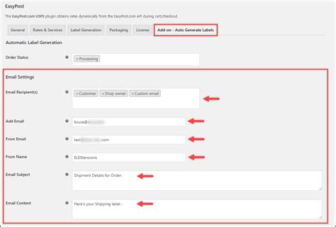 AddOns For EasyPost FedEx UPS Canada Post USPS Shipping Label Printing Plugin For