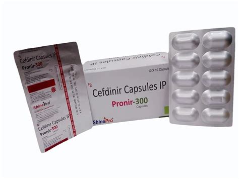 Cefdinir Capsules 300 Mg At ₹ 150stripe Pharmaceutical Capsules In