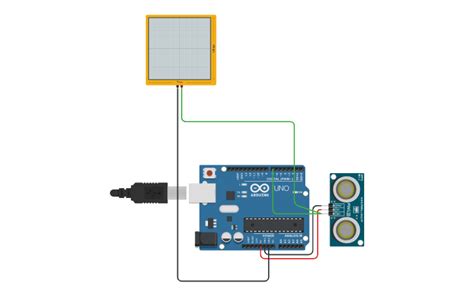 Circuit Design Ultrason Tinkercad