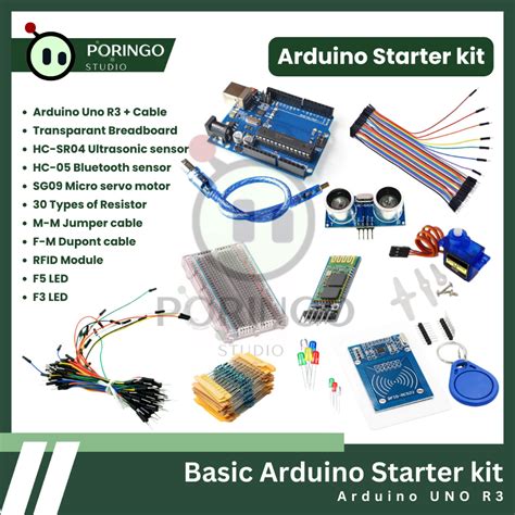 Jual Basic Arduino Uno R3 Starter Kit Shopee Indonesia