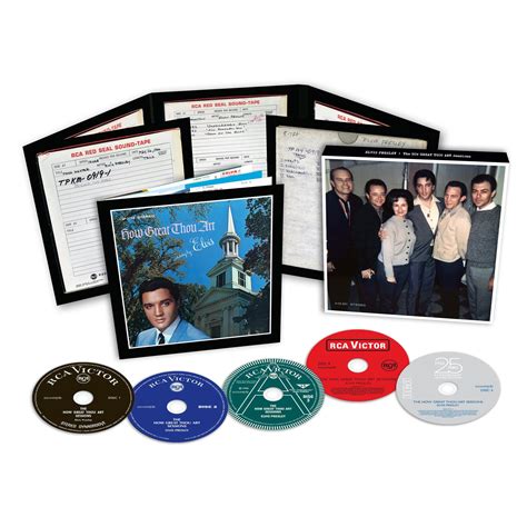 Elvis The How Great Thou Art Sessions Ftd 5 Cd Set Graceland