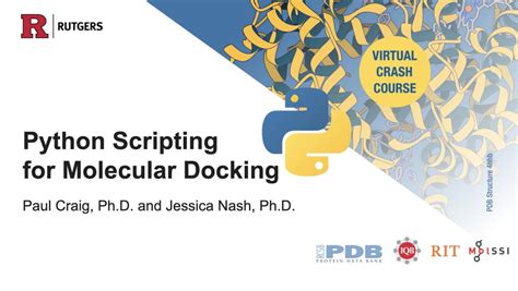 rcsb protein data bank on linkedin watch the webinar python scripting