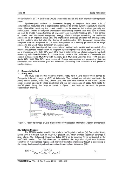 Optimization Of Parallel K Means For Java Paddy Mapping Using Time