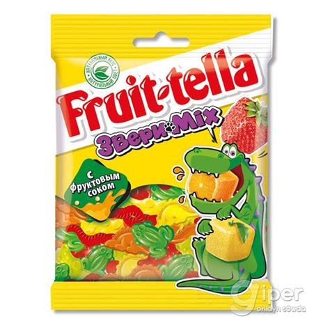 Жевательный мармелад Fruit-tella "Звери микс", 70 г от 0 ТМТ