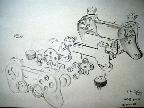 Ps3 Controller Sketch At Explore Collection Of Ps3