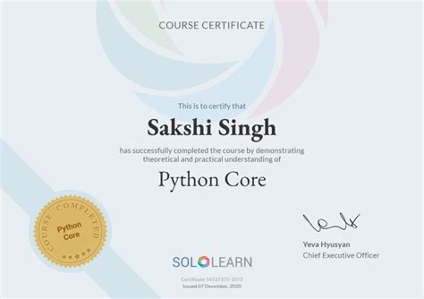 Sakshi Singh On Linkedin Completed Sololearn