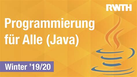 Programmierung Für Alle Java • Ws 201920 • Vorlesung 8 Polymorphie Mit Interfaces Youtube