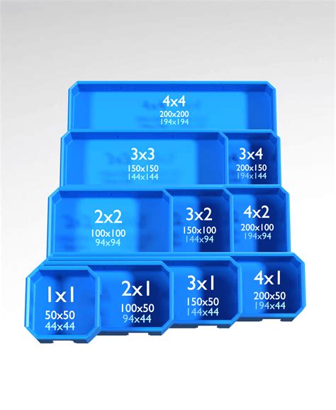 1x1x1 Topped Multipoint Rail Universal Click In Multibin Shell