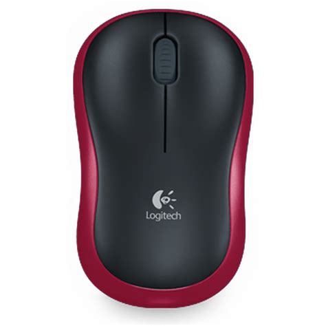 Logitech Wireless Mouse M185 Red