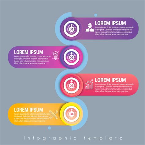 Business Infographic Template Design Realistic Circle Diagram Infographic Modern Business