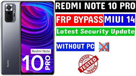 Redmi Note Pro Frp Bypass Miui Without Pc Youtube