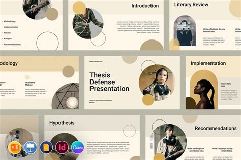 Thesis Defense Presentation Template Presentation Templates Keynote Presentation Keynote