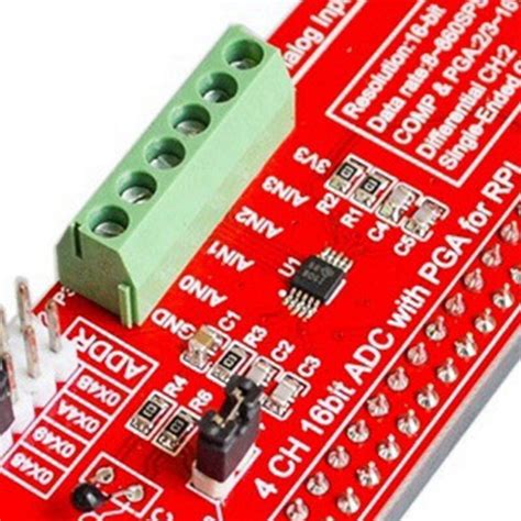 Module V Ads Adc For Raspberry Pi B I C Rpi Ads Adc Analog To Digital Converter