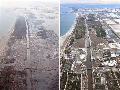 Now And Then Photos Show Rebuilding Since 311 Disaster The Asahi