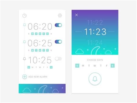 30 great examples of clock app ui design smashfreakz