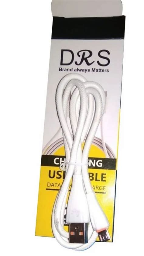 Electric White DRS Mirco USB Cable For Mobile Phone Cable Size 1 5 M At 12 Piece In Danta