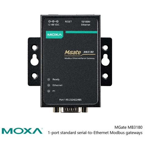 MOXA MGate MB Modbus Ethernet Serial Gateway Pre Order Shopee Malaysia