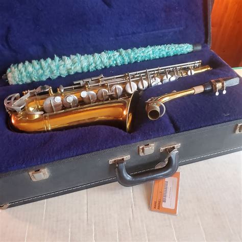 King 613 Alto Saxophone 1980s Brass Reverb