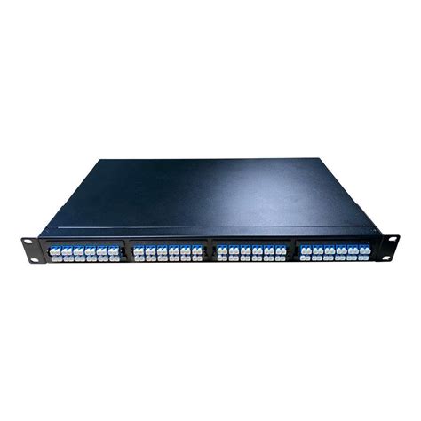 1u 96 Core 24 Port Om3 Lc Connector To Mpo Fiber Patch Panel Factory Price China Fiber Optic