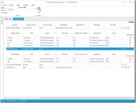 NTFS Permissions Auditor No Nonsense File System Security Auditing And Reporting Sysops