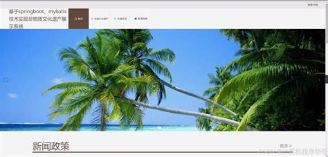 Python毕设基于mybatis技术实现非物质文化遗产展示系统程序论文 Csdn博客