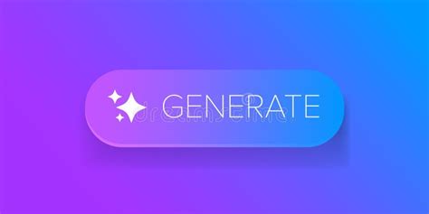 Ai Generated Ultraviolet Neon Button For Artificial Intelligence