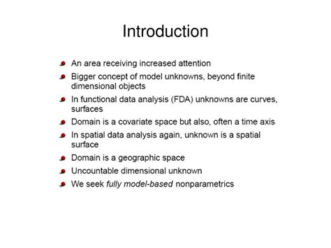 Ppt Bayesian Spatial And Functional Data Analysis Using Gaussian