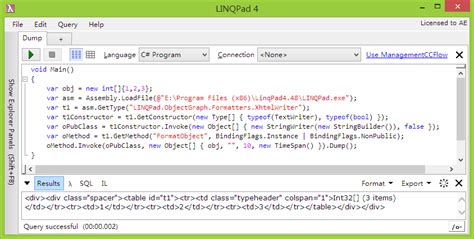 LinqPad妙用 在Net MVC中反射调用LinqPad中的Dump函数 linqpad 博客园