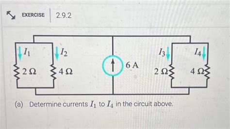 Solved A Determine Currents I1 To I4 In The Circuit Above
